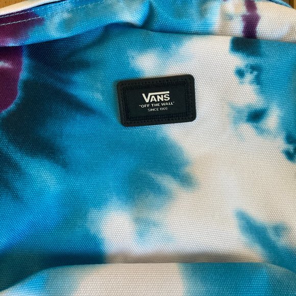 Vans | Bags | Vans Tie Dye Black Blue Purple Backpack Os Nwt | Poshmark